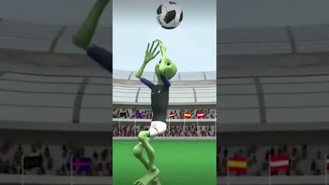 Танцующий  инопланетянин!!!  Футбол ⚽