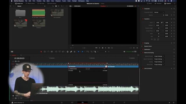Монтаж в Davinci Resolve. Быстрый переход в Davinci Resolve 16 из любой монтажно.mp4