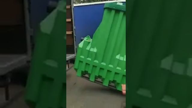 Как происходит погрузка септика Эргобокс