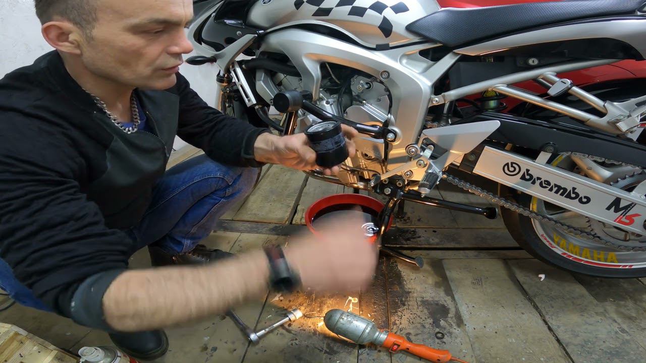 YAMAHA FZ 6 S Замена масла