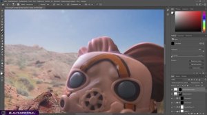 Editing 2 FUNKO POP figures in Photoshop!