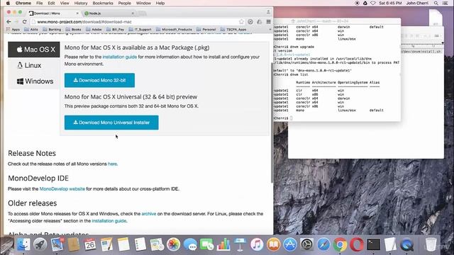 Learning ASP | NET x92 Mac OSX | Visual Studio Code Node Js & ASP NET Core RC1 Installation ...