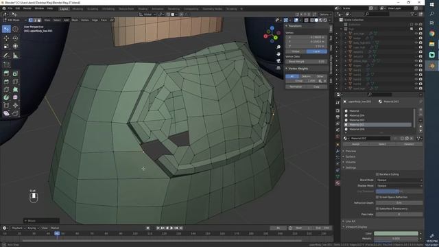 24. Blender 3.0 Character Modeling Tutorial - Retopology