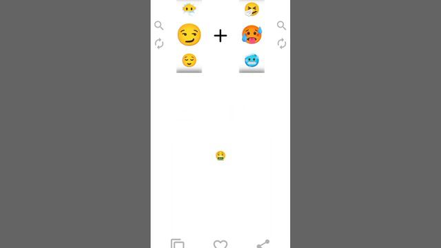Решила повторит тренд🤠приложение называется Emojimix