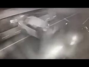 Появилось видео момента аварии в Сочи с Ксенией Собчак
