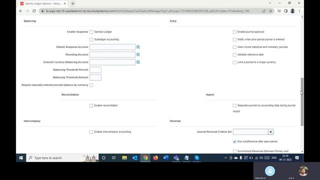Oracle Functional Financials - Fusion GL - Ledger Legal entity setup 7 ...
