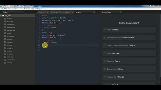 Php Mysqli Tutorial 14 Sorting Array In Php смотреть онлайн видео от
