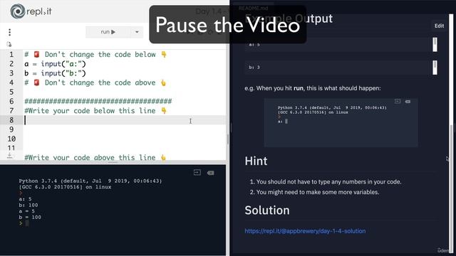 Day 1 - 14-Interactive Coding Exercise Variables