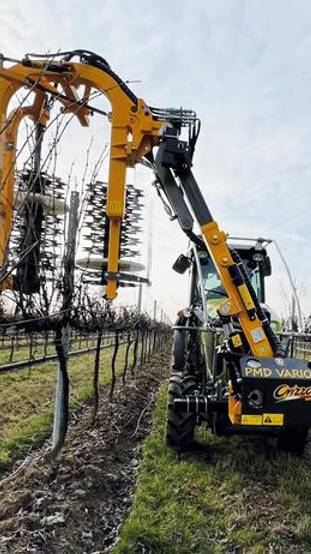 PMD VARIO ORIZZONTI Универсальный агрегат предобрезчик для лозы чеканочная машина для виноградника