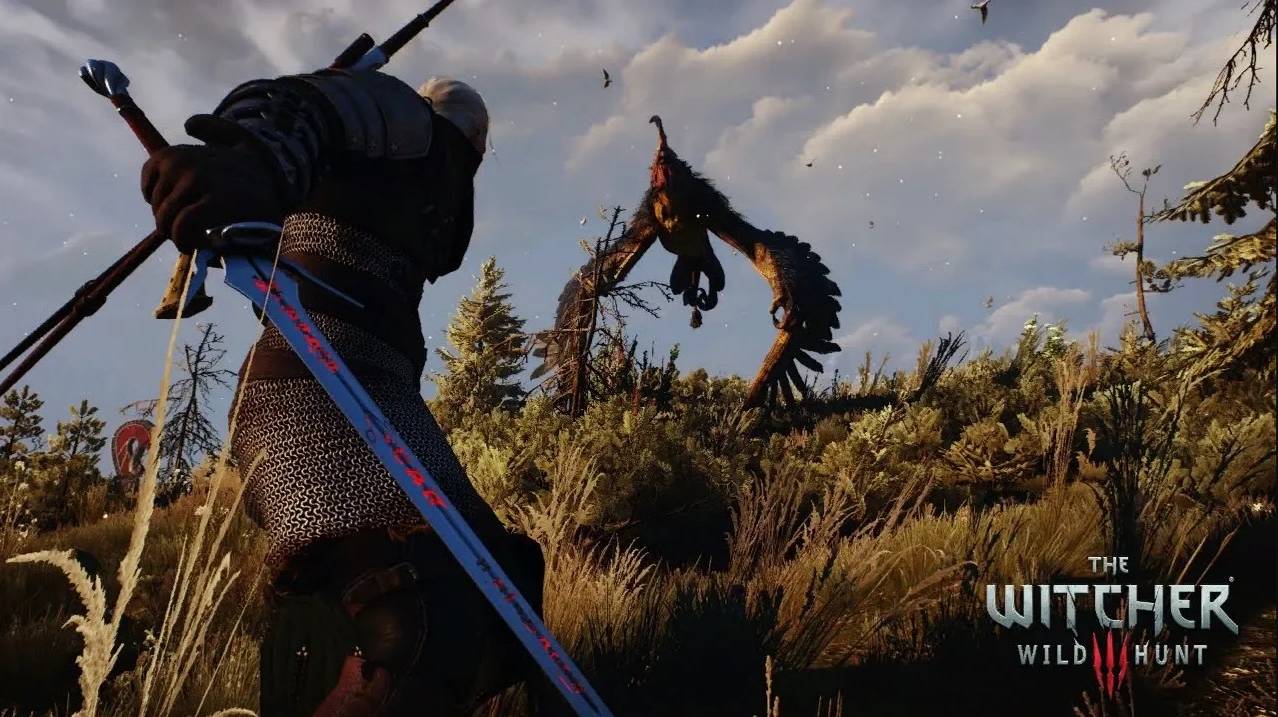 Ведьмак 3_ Дикая Охота ⊵ Бой с Василиском