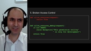 Ronnie Sheer: OWASP Top 10 in 20   Application Security for the average Pythonista