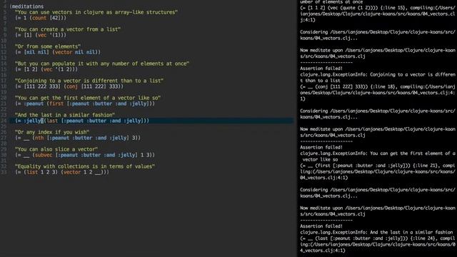 Clojure Koans: Vectors – смотреть онлайн видео от Кotlin | Библиотеки в хорошем качестве и ...