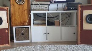 Шикарные советские динамики 10-ГД36К(10ГДШ) с ламповым однотактным усилителем на лампах 6н9с и 6п36с