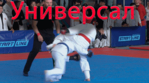 Боец завершил бой удушающим