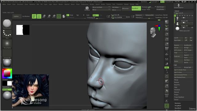 2. Sculpting the Mouth