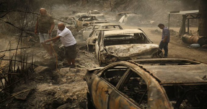 Кипр пережил крупнейший за всю историю страны лесной пожар
#Cyprus #forestfire #hotweather