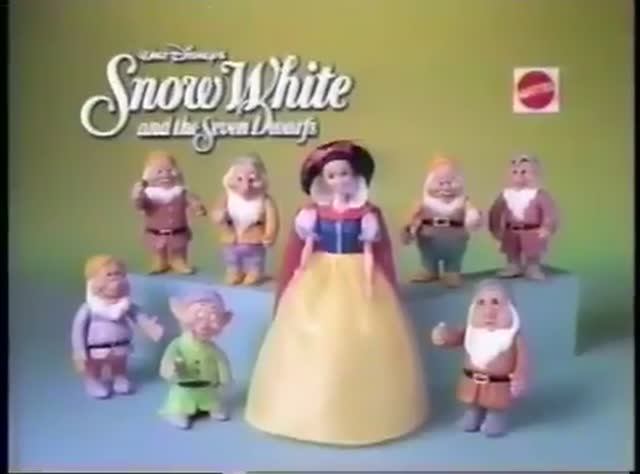 Snow White MATTEL 1994 Doll Commercial