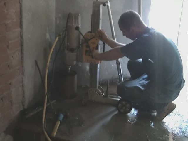 Сверление d200мм