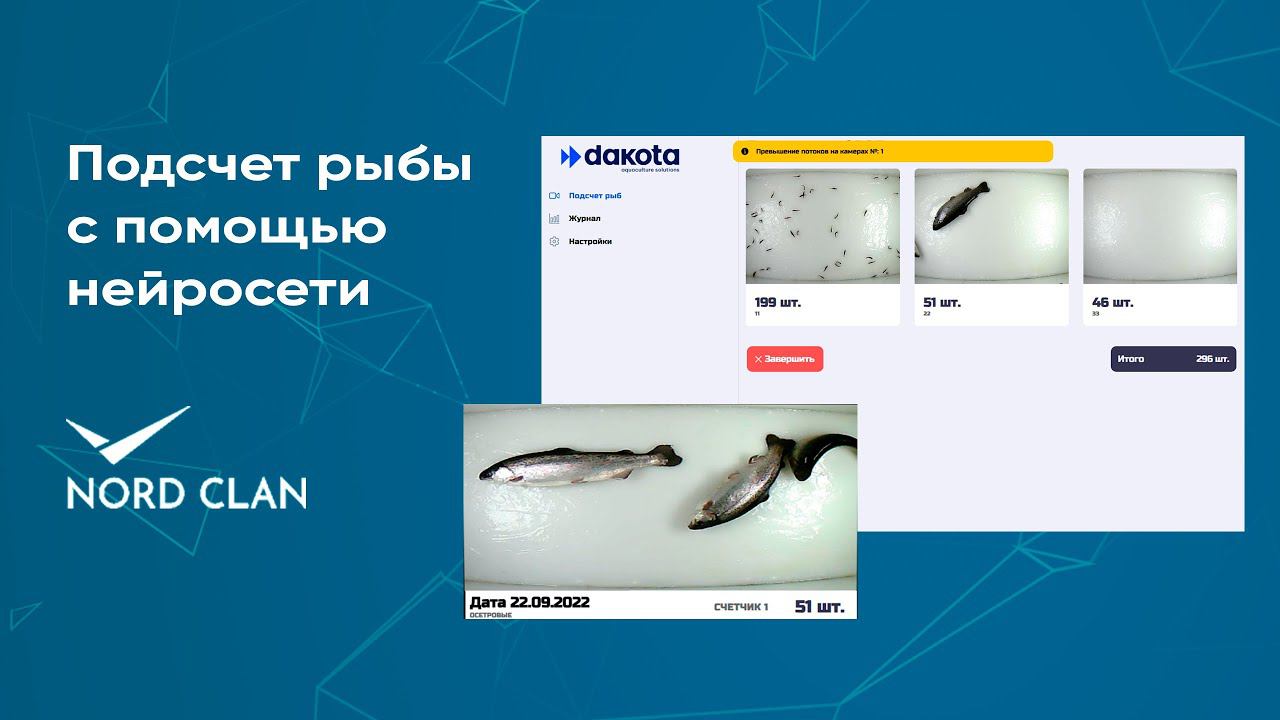 Подсчет рыб с помощью нейронной сети