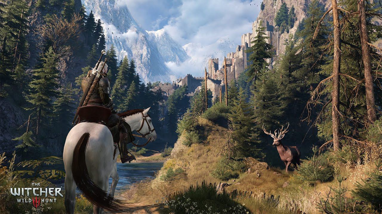 The Witcher 3 Wild Hunt - Прорицатель и Скачки! #15 4K Ultra+Mod