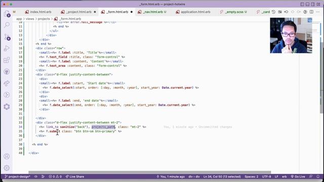 Ruby on Rails 7 | Using Hotwire Turbo WebSocket | Refactor Project UI part 11 – смотреть онлайн ...