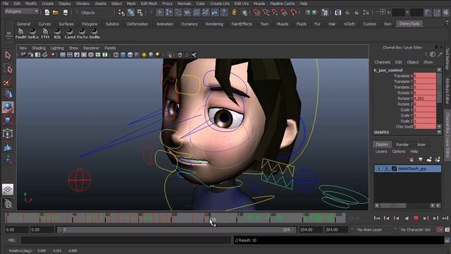 15. Animating the jaw