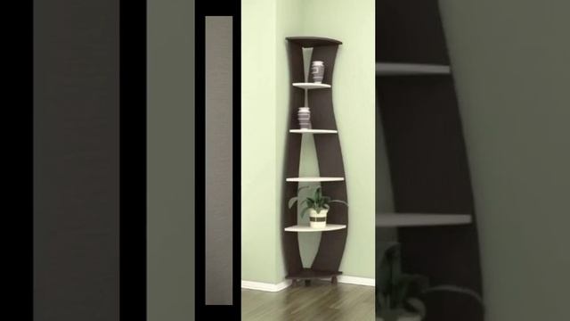 Оригинальные угловые полочки