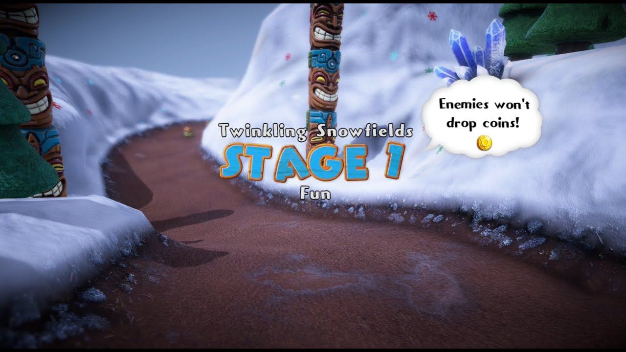 PixelJunk™ Monsters 2 - Twinkling Snowfields - Stage 1