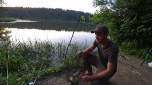 24-Часа с бобой на рыбалке Поплавочная рыбалка на карасика