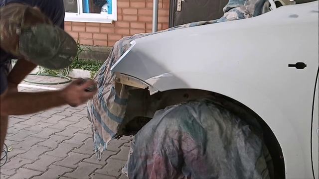 Тачка на прокачку! Калина 2 часть 3 подготовка и грунтование.