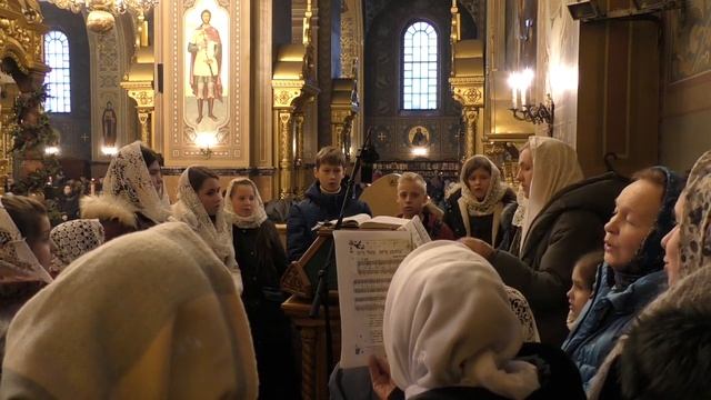 2019.01. 08 Рождественские колядки в исполнении воспитанников музыкально-хоровой студии Угреша.