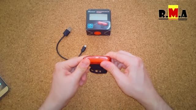 китайский задний велосипедный фонарь ( габарит ) Deemount.