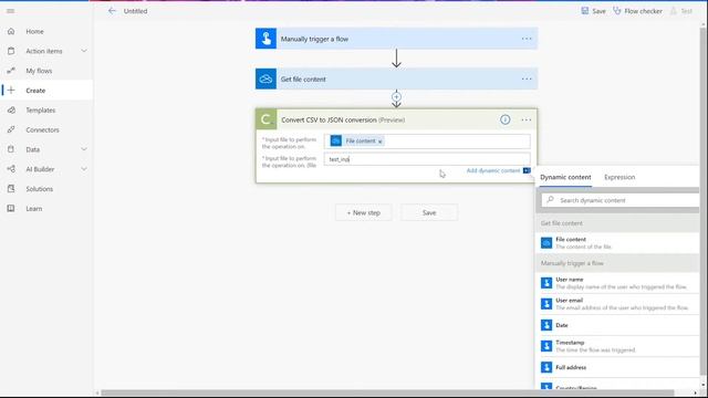 How to Convert a CSV File to JSON in Power Automate and Logic Apps ...