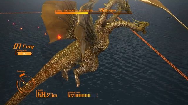 Godzilla The Game (PS4) - King Ghidorah Vs. Godzilla 2014 (Godzilla ...