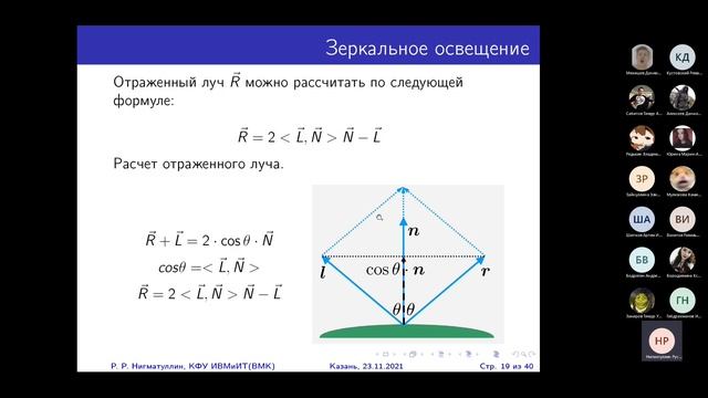 Видео 6. Освещение. Закрашивание