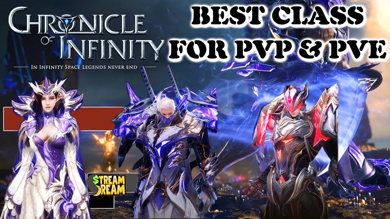 Chronicle of Infinity начал за топ пве/пвп класс, 2 промокода в видео / 2 gift codes