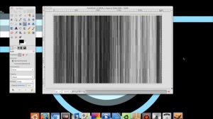 GIMP streak wallpaper GIMP