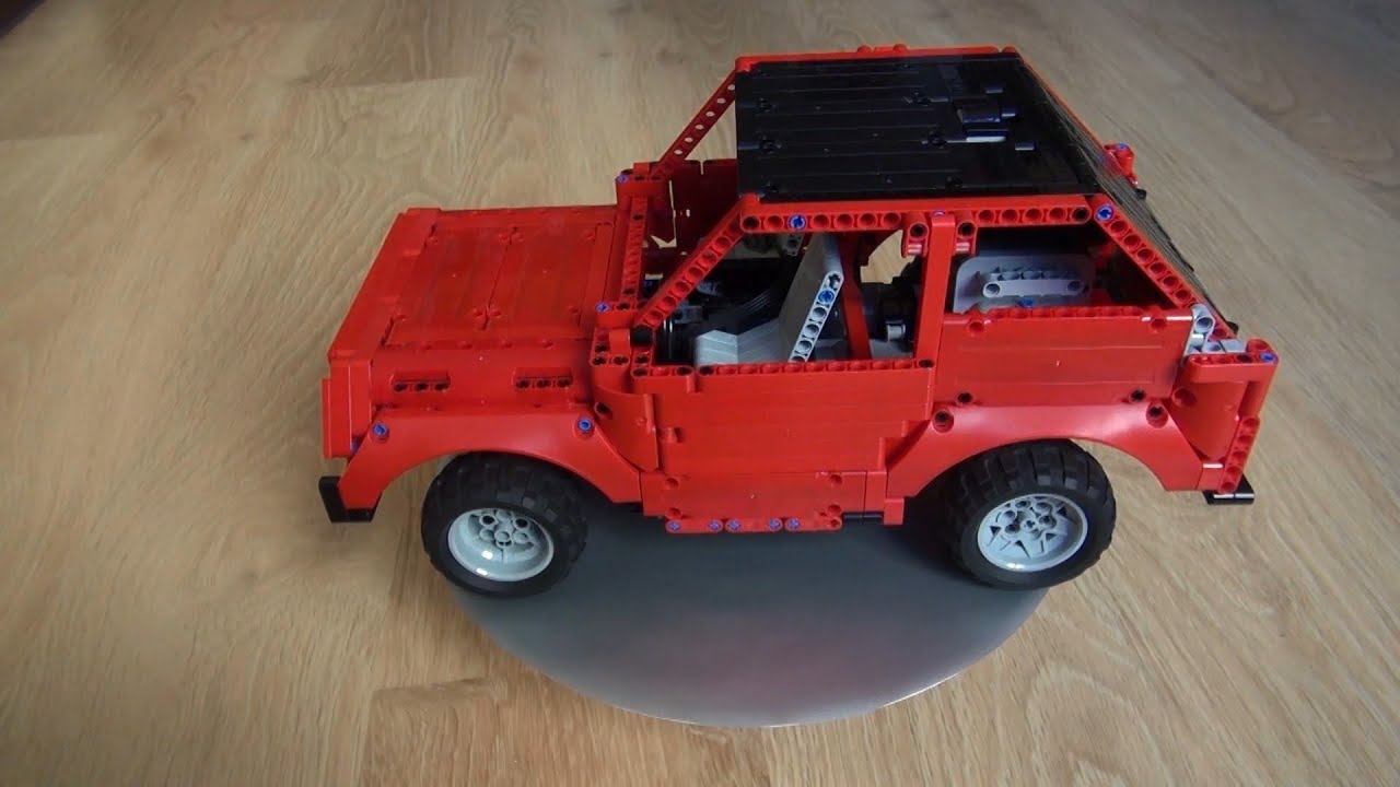 Lego #19. Полноприводный автомобиль на 2L моторах и ИКv2.