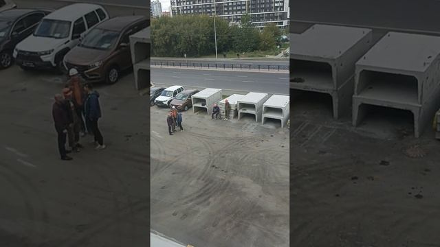 Строительство. Перекур на стройке