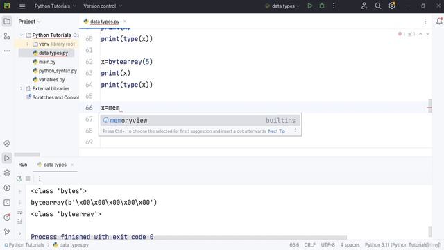 Day 5 - 05 - Numeric Data TypesBooleansType Conversion Converting One Data Type to Another