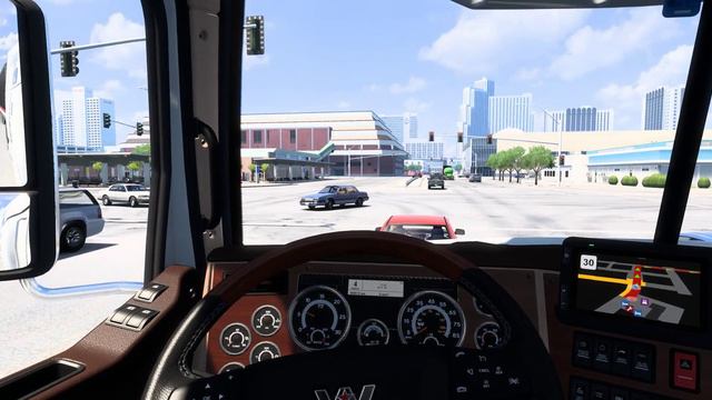 Пробую American Truck Simulator + настройка | Moza | TrackIR | Без голоса