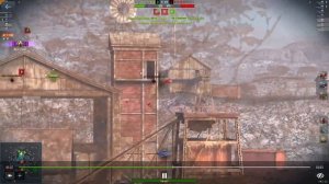 WoT BLITZ бой на Шкода Т-25