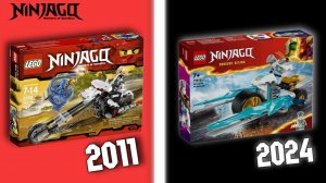 ВСЕ НАБОРЫ МОТОЦИКЛОВ И БАЙКОВ В МИРЕ LEGO NINJAGO