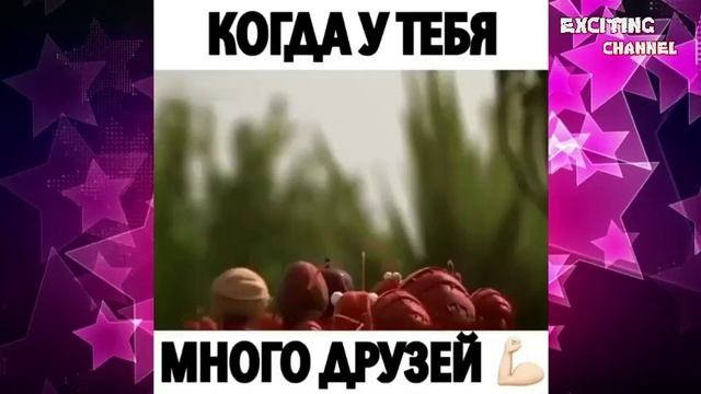 Когда у тебя много друзей.