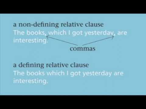 Non defining relative clauses – Mode preview – Module 12 Rel