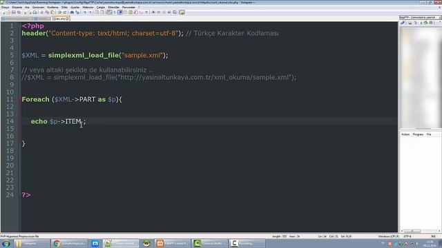 PHP DERS - PHP ile XML Okuma İşlemi Simplexml Load File - смотреть видео онлайн от «Изучаем PHP ...
