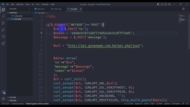 send bulk sms using api and php bangla - смотреть видео онлайн от «Онлайн-курс по основам PHP» в ...