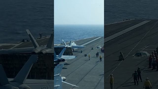 F/A-18 Take off on Aircraft Carrier
