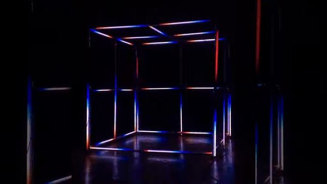 Светодиодный куб из led палок