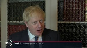 Brexit : BORIS JOHNSON passe en force / JT France 2 du 28 août 2019